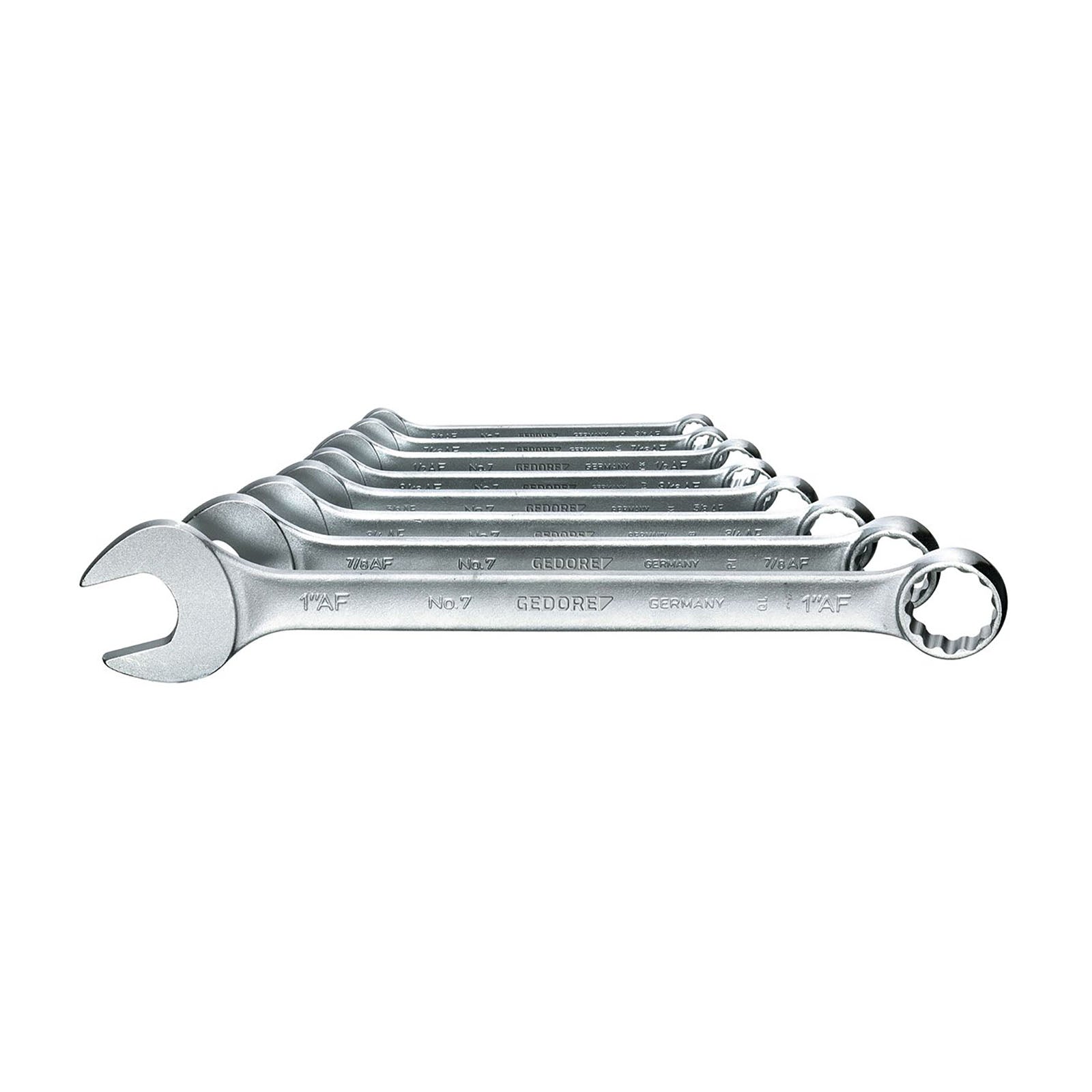 GEDORE 7-08A - Set of 8 Combination Wrenches | Ferrotecnia